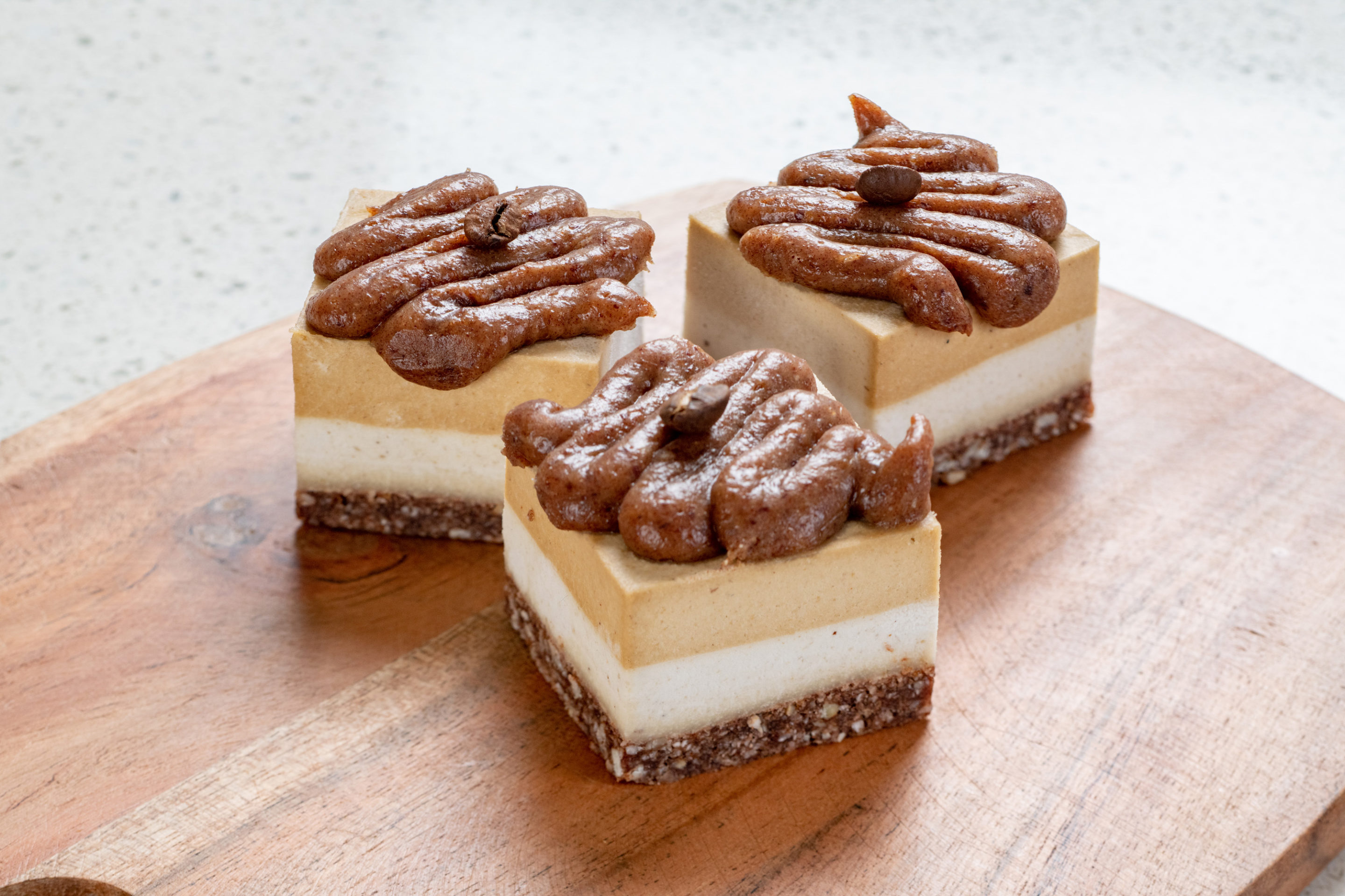 Caramel Latte Cheesecake Slice - Momma’s Cookie Co (Lucia Distributors ...